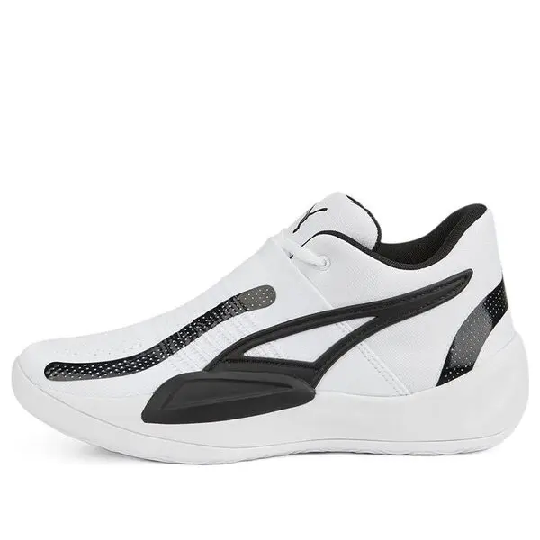 PUMA Rise Nitro Basketball Sneakers - White/black