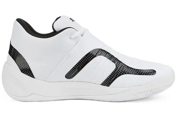 PUMA Rise Nitro Basketball Sneakers - White/black