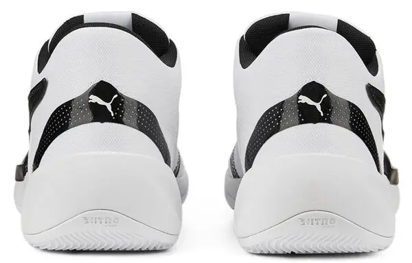 PUMA Rise Nitro Basketball Sneakers - White/black