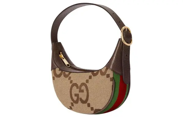 Gucci Ophidia Jumbo Gg Mini Bag - Camel/ebony