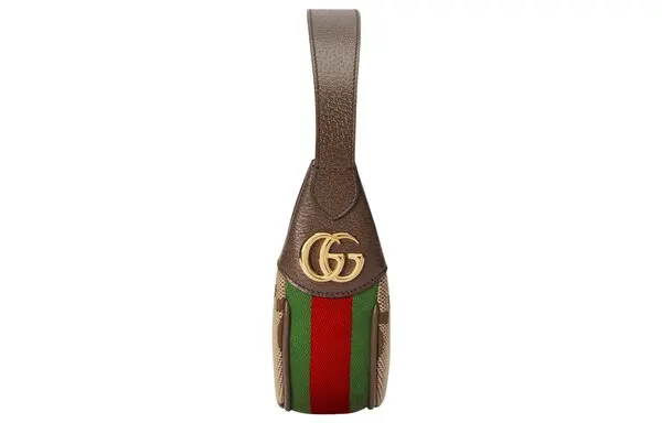 Gucci Ophidia Jumbo Gg Mini Bag - Camel/ebony