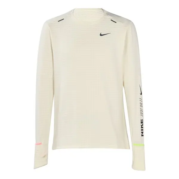 Nike Dri-fit Training Crew Neck Long Sleeve Top