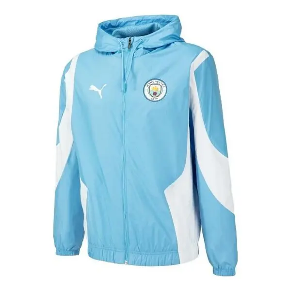 PUMA Manchester City Prematch Woven Anthem Jacket - Blue