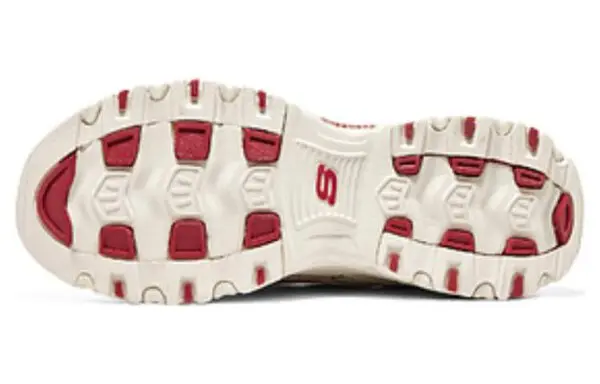 Sketchers Low Top Sneakers - White/red