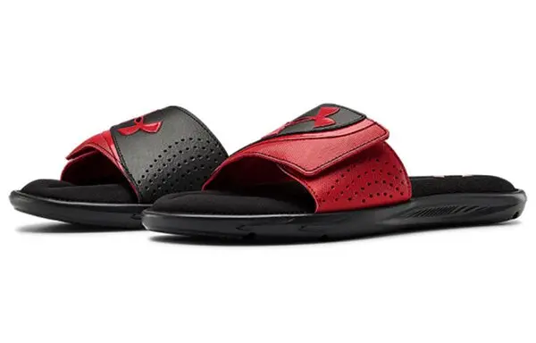 Under Armour Ignite 6 Slides - Black/red