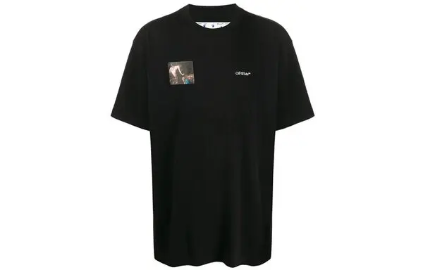 Off-White Caravaggio Angel Print Oversized T-shirt