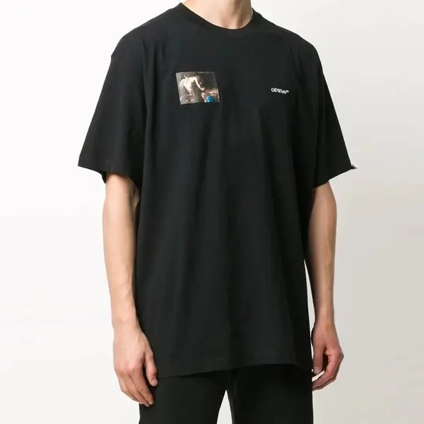 Off-White Caravaggio Angel Print Oversized T-shirt