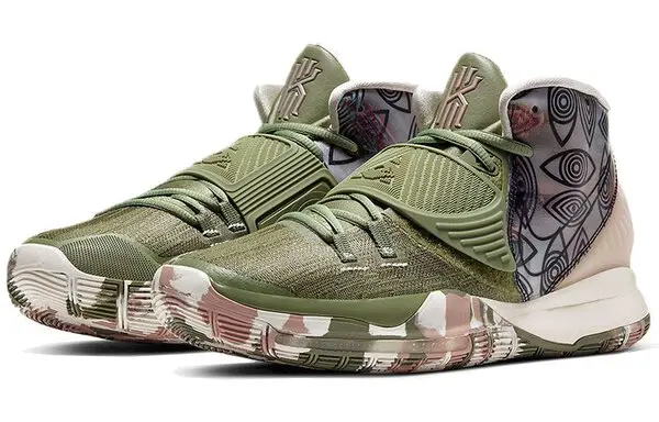 Nike Kyrie "shanghai" Mid Top Sneakers - Green