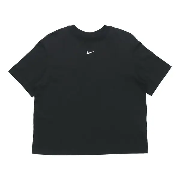 Nike Essentials T-shirt With Embroidered Logo - Black