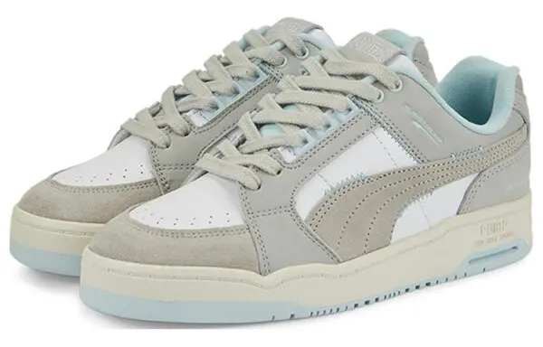 PUMA Slipstream Lo Stitched Up Low Top Sneakers - Gray