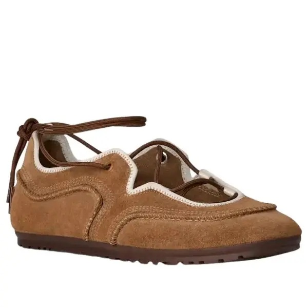 UGG Quill Ballet Flat - Chestnut