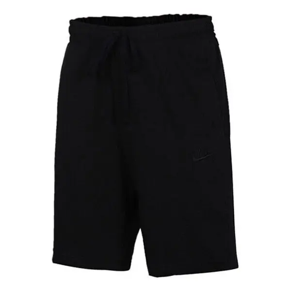 Nike Solid Color Minimalistic Sports Shorts - Black