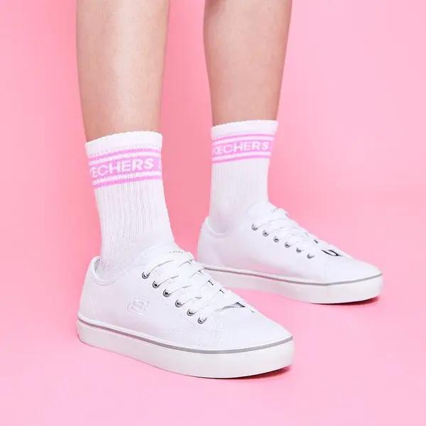 Sketchers Cupsole 1 Low-top Canvas Shoes - White