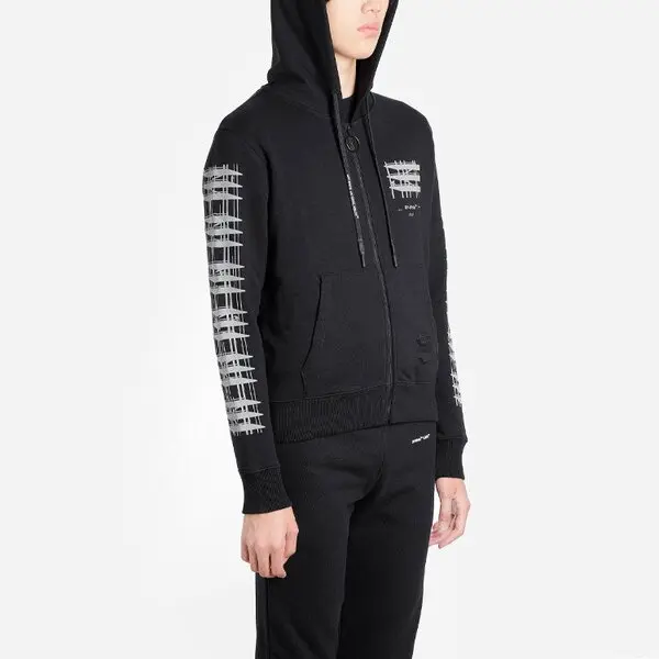Off-White Industrial Slim Zipped Hoodie