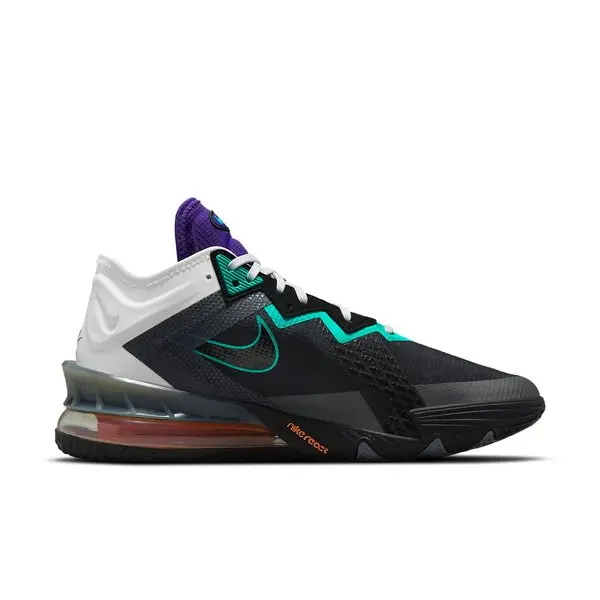 Nike Lebron 18 Low Ep "air Max 95 Greedy" Sneakers - White/black/orange