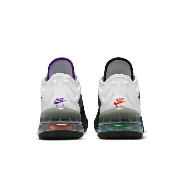 Nike Lebron 18 Low Ep "air Max 95 Greedy" Sneakers - White/black/orange
