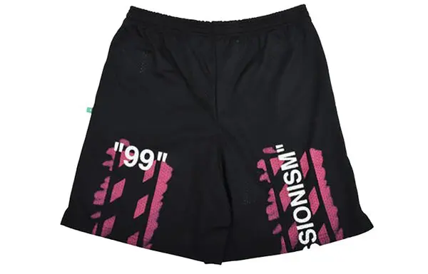 Off-White Diag Stencil Mesh Shorts