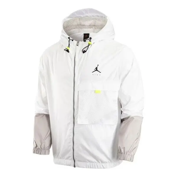 JORDAN Colorblock Hooded Zip-up Jacket - Multi-color