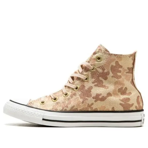 CONVERSE Chuck Taylor All Star High Lurex Camo Sneakers - Brown