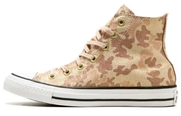 CONVERSE Chuck Taylor All Star High Lurex Camo Sneakers - Brown