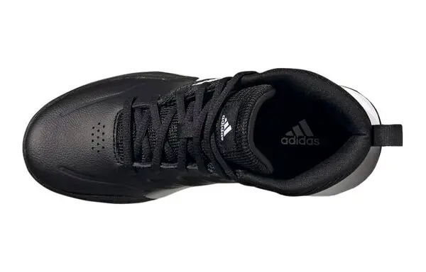 Adidas Ownthegame K Wide J Mid-top Basketball Shoes - Black