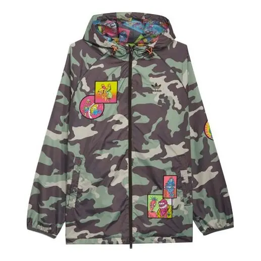 Adidas Originals X Jeremy Scott Camouflage Hooded Jacket - Default Color