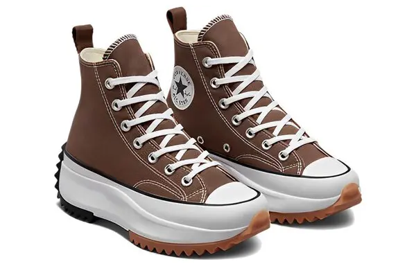 CONVERSE Run Star Hike Platform High Top Sneakers - Brown/brown
