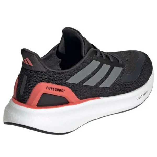 Adidas Pureboost Athletic Sneakers - Black/white/pink