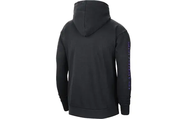 Nike Nba Los Angeles Lakers Team Logo Knit Fleece Hoodie - Default Color