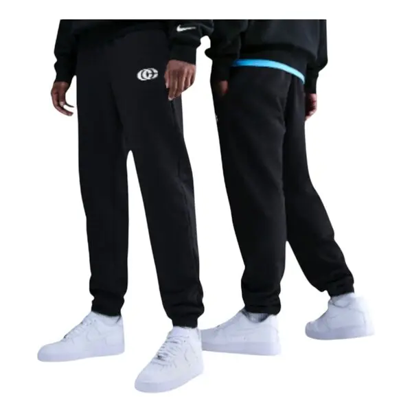 Nike X Caitlin Clark Fleece Cuffed Pants 'black - Black/sail