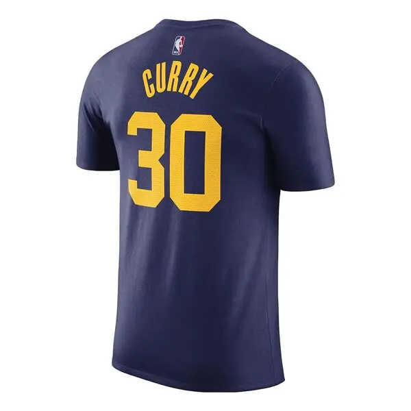 JORDAN X Nba Golden State Warriors Statement Edition T-shirt 'stephen Curry 30 - Navy
