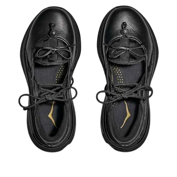 Hoka One One Bondi Mary Jane Sneakers - Black
