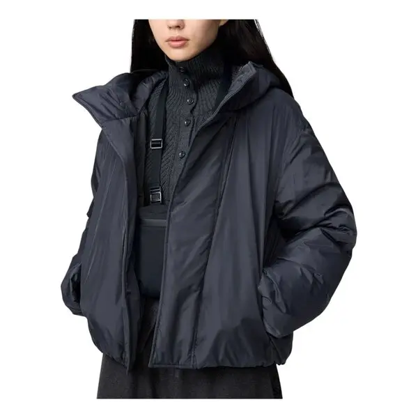 Uniqlo Pufftech Parka With High-performance Padding - Dark Grey