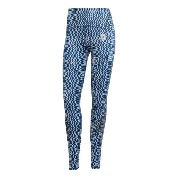 Adidas Stella Mccartney Truepace Running Cold.rdy Leggings - Teal