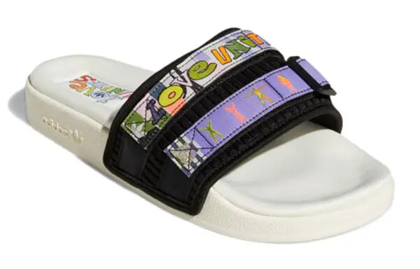 Adidas Adilette 2.0 Slide 'pride Pack Love Unites - White/black