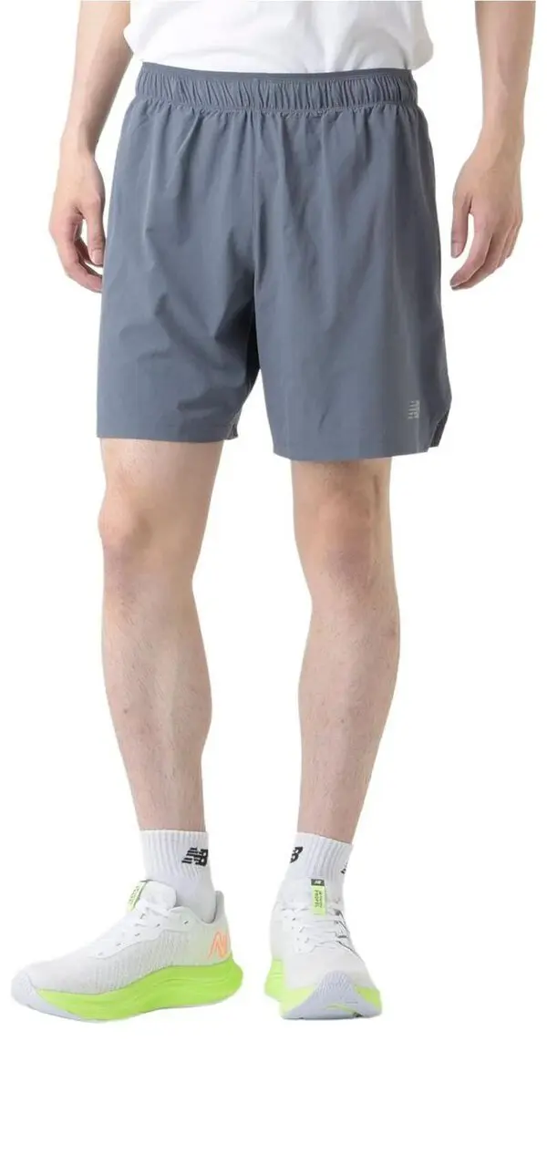 NEW BALANCE Rc Short 7" Asia Sizing - Gt Graphite