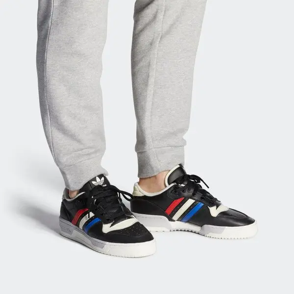 Adidas Rivalry Low "tri Color - Black