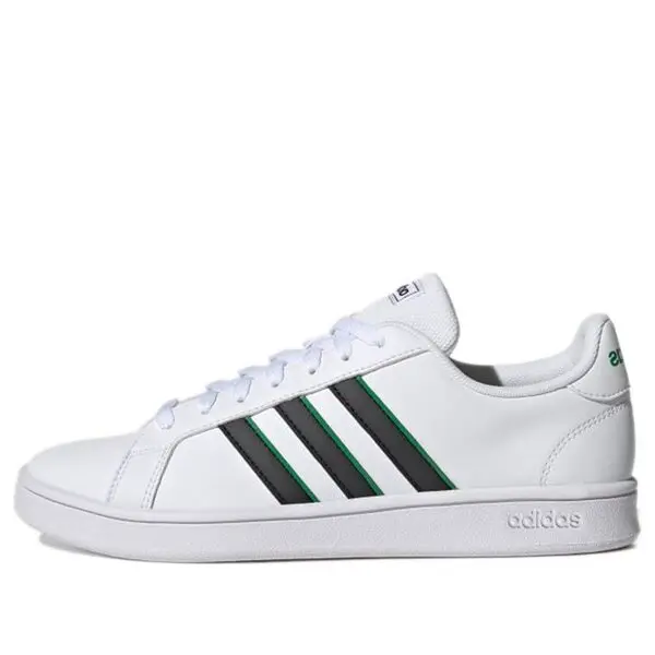 Adidas Grand Court Base Sneakers - Cloud White/carbon/green
