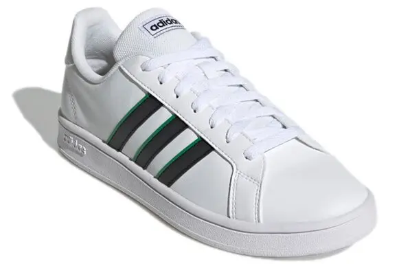 Adidas Grand Court Base Sneakers - Cloud White/carbon/green