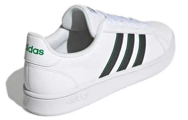 Adidas Grand Court Base Sneakers - Cloud White/carbon/green