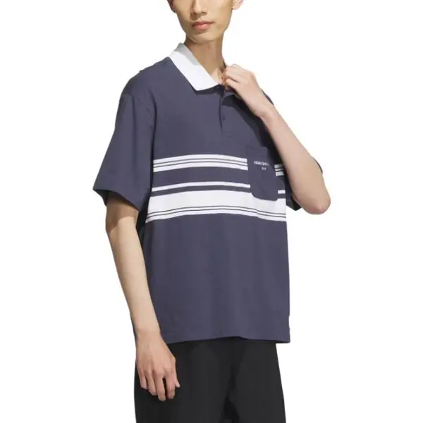 Adidas Spw Ss Polo Shirts 'navy White