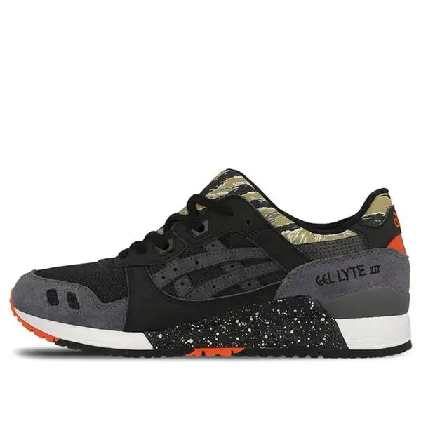Asics Gel Lyte Iii " Camo" Sneakers - Black