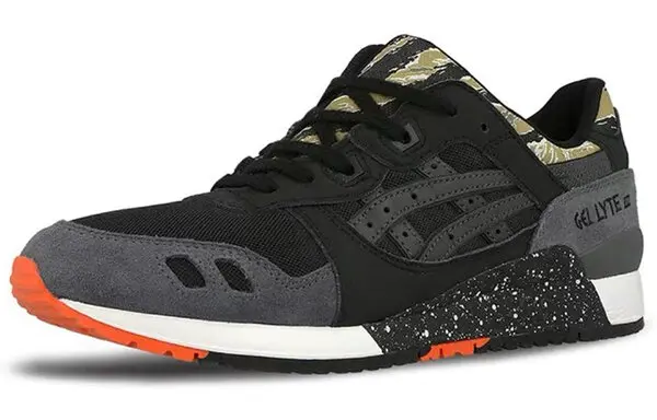 Asics Gel Lyte Iii " Camo" Sneakers - Black