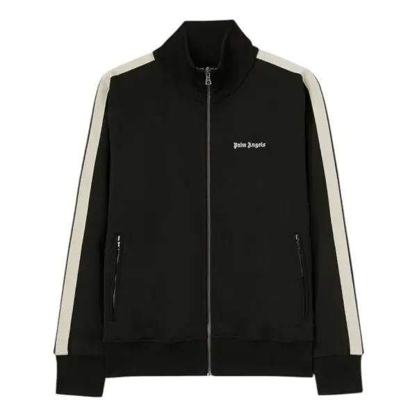 Palm Angels Classic Logo Track Jacket - Black/off White