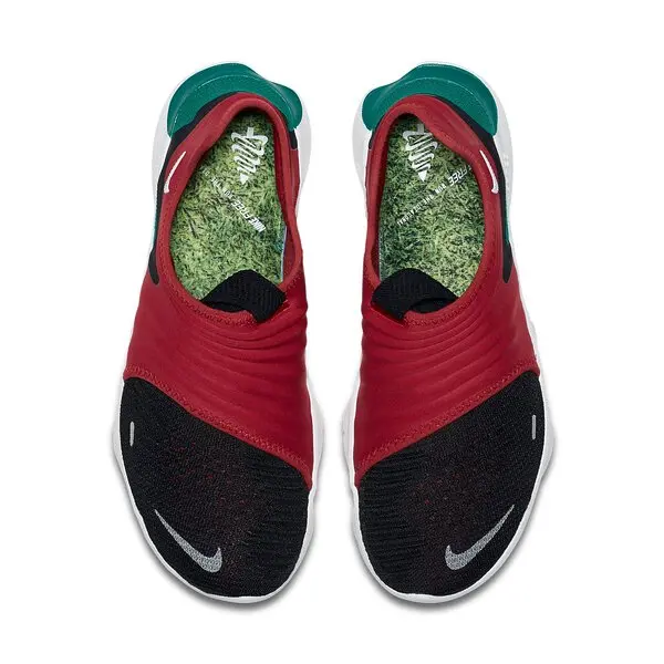 Nike Free Rn Flyknit 3.0 Athletic Sneakers - Black/red