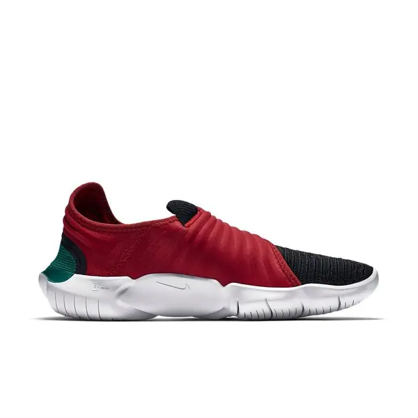 Nike Free Rn Flyknit 3.0 Athletic Sneakers - Black/red