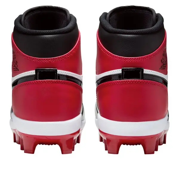 JORDAN 1 Mcs Mid-top Sneakers - White/fire Red/black