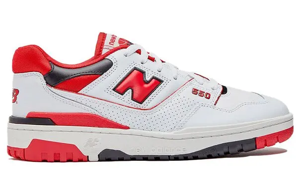 NEW BALANCE 550 Low Top Sneakers - White/red