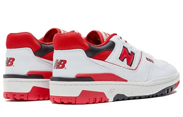 NEW BALANCE 550 Low Top Sneakers - White/red