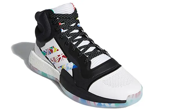 Adidas Marquee Boost Fiba 'ball Around The World' High Top Sneakers
